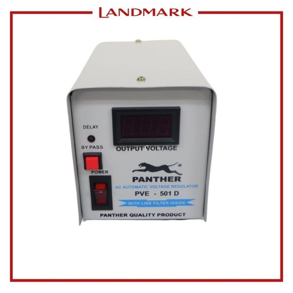 Panther Automatic Voltage Regulator With Power On Delay Grey 18 x 10 x ...
