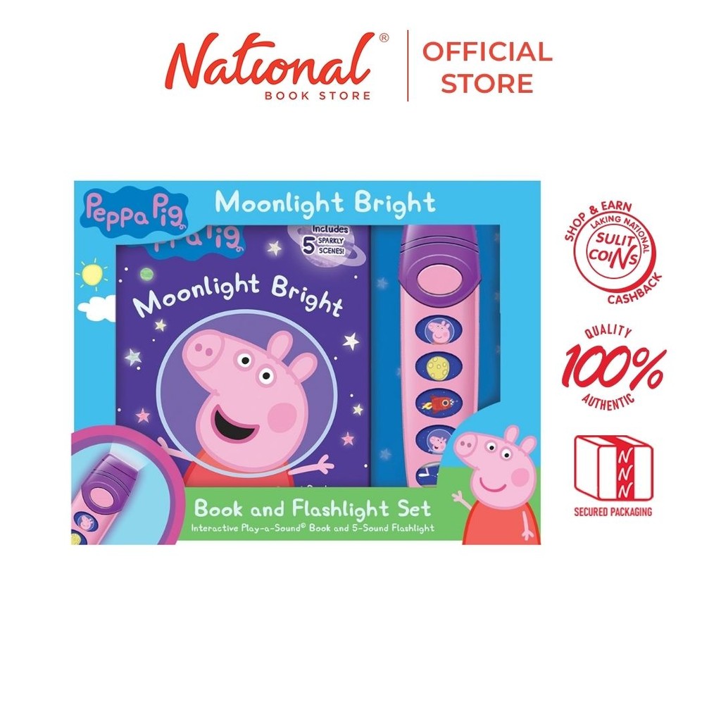 Moonlight Bright Sound Book and Sound Flashlight Set (Peppa Pig ...
