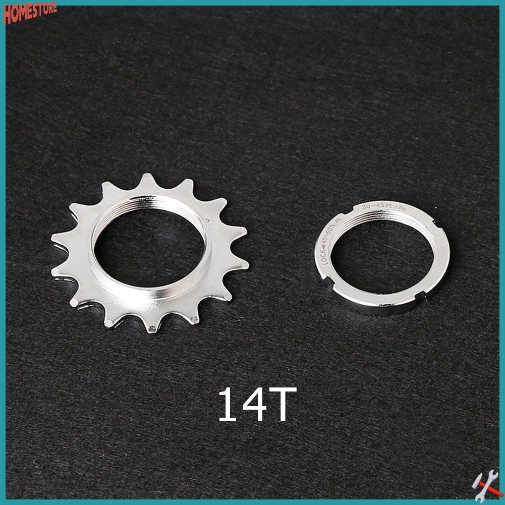 (in stock)Reliable Bicycle Sprocket Fixed Gear Speed Cog Lock Ring Long ...