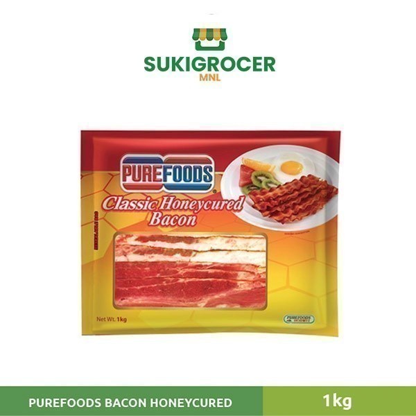 Purefoods Bacon Honeycured 1kg | Shopee Philippines
