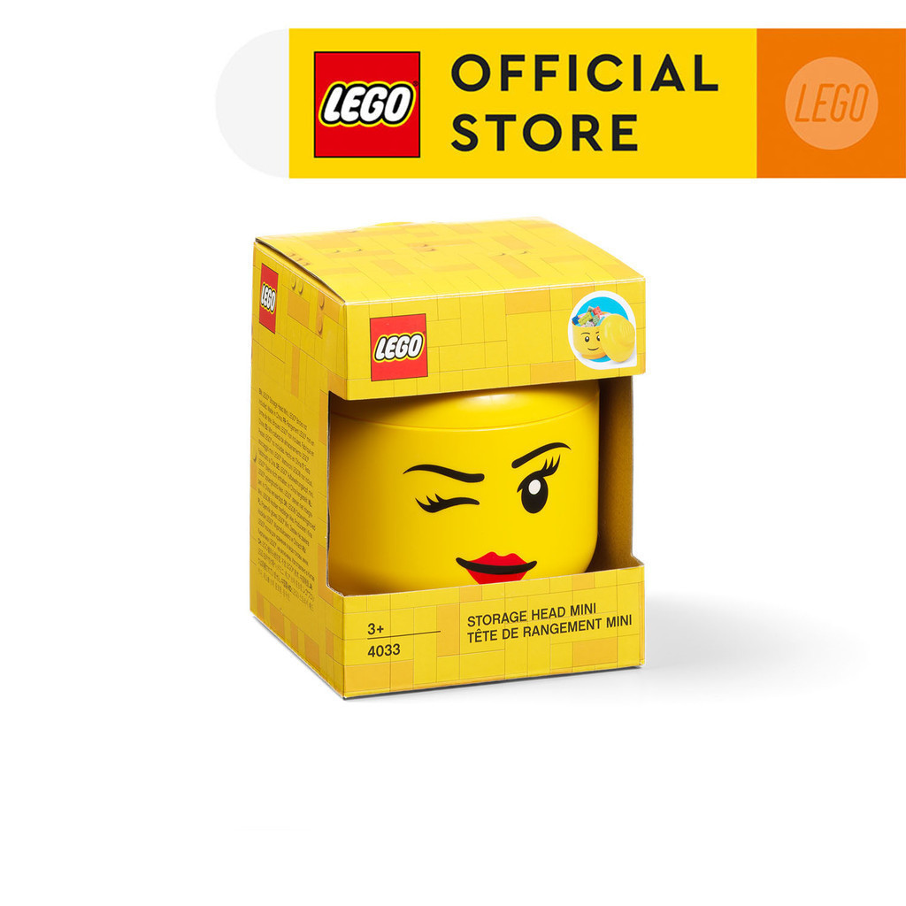 LEGO®️ Storage Head (Mini) Winking -Yellow | Shopee Philippines