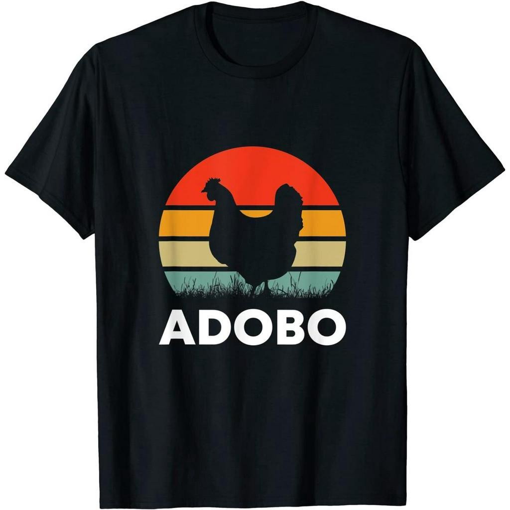 Retro Chicken Adobo Funny Filipino Filipina Philippines Food T-Shirt ...