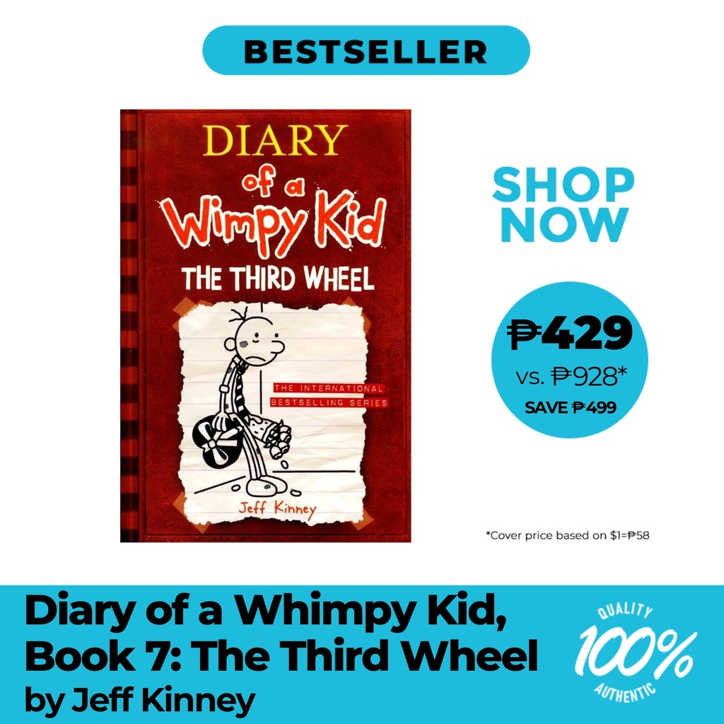 Diary Of A Wimpy Kid7 Third Wheel Intl E National Book Store | Shopee ...