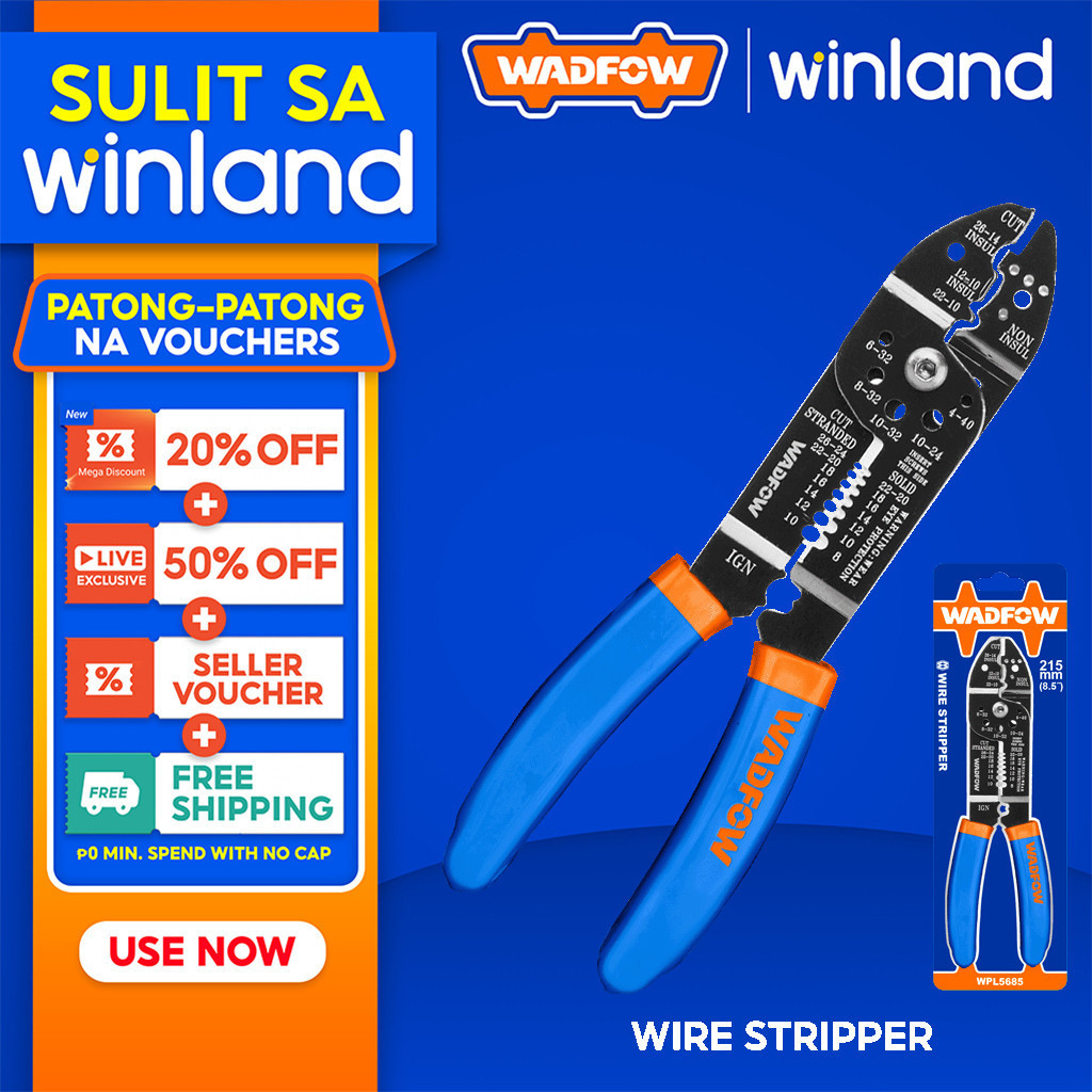 Wadfow by Winland Wire Stripper 8.5"/215mm With Sharp Edge For Cutting ...