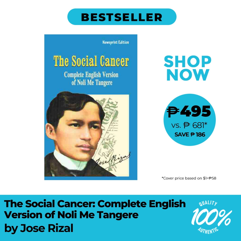 The Social Cancer: Complete English Version of Noli Me Tangere by Jose ...