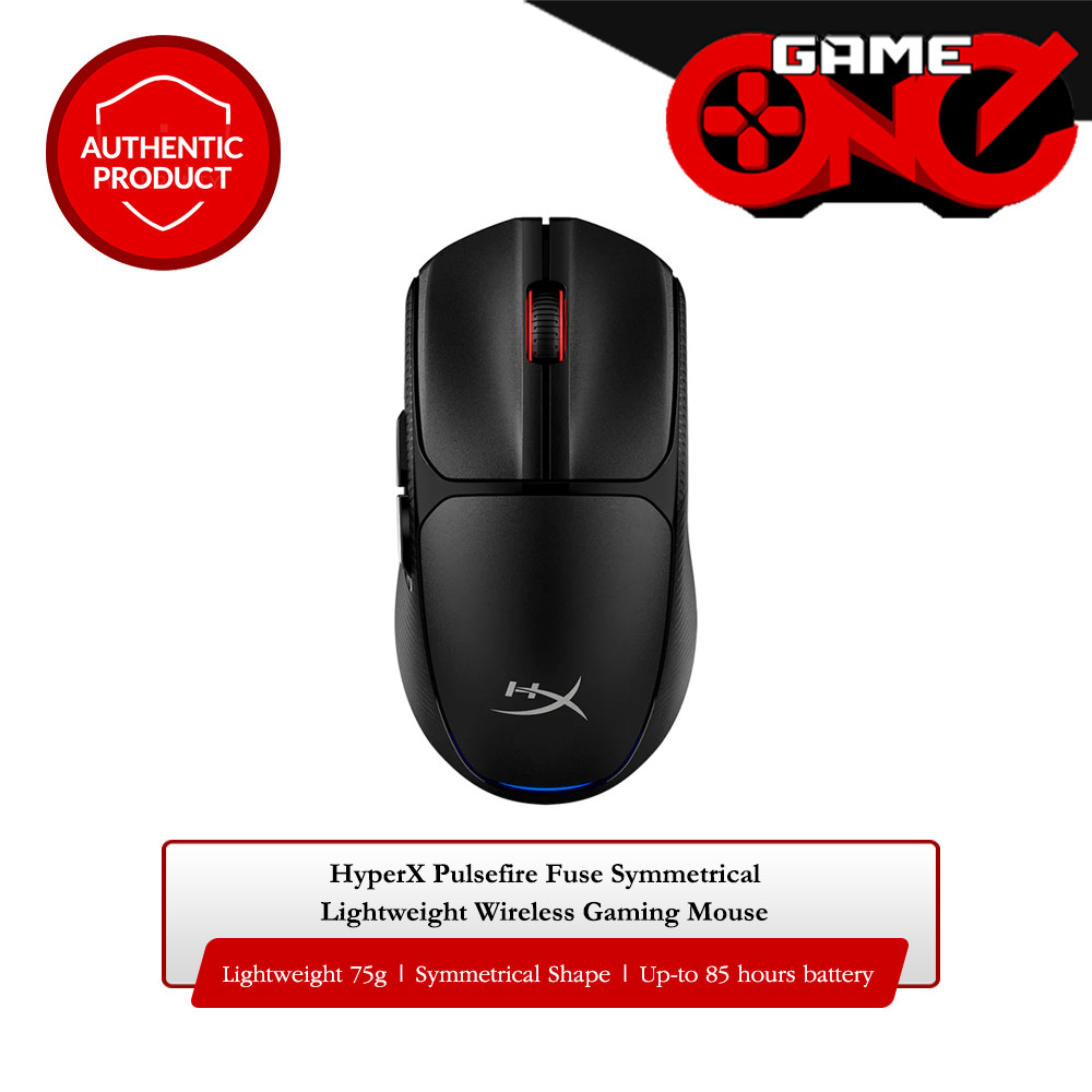 HyperX Pulsefire Fuse Symmetrical Lightweight Wireless Gaming Mouse ...