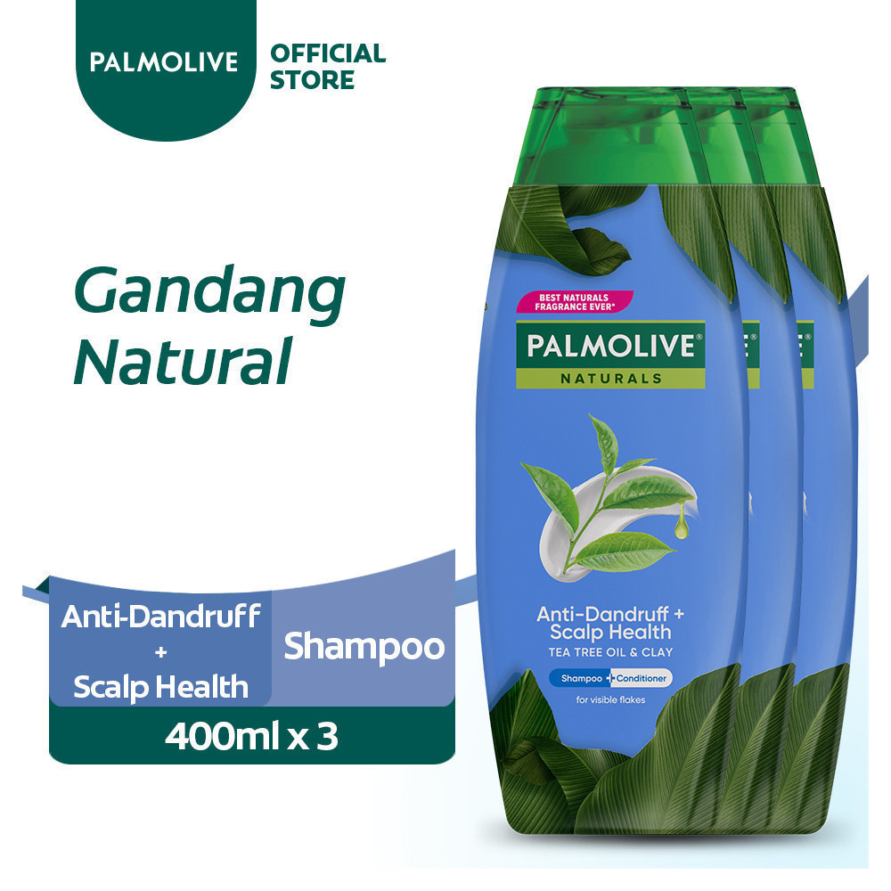 Palmolive Naturals Anti-Dandruff + Scalp Health Shampoo - with Tea Tree ...