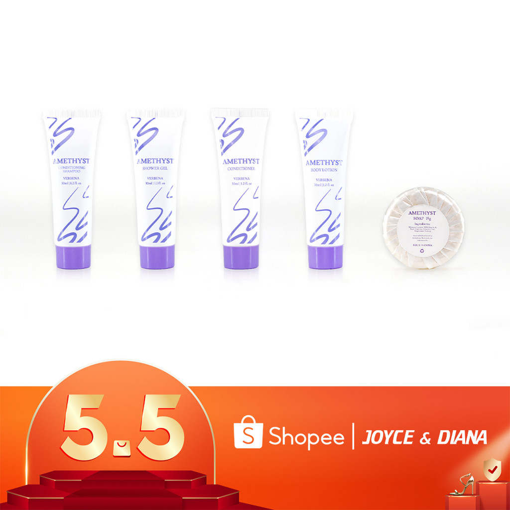 Joyce & Diana Amethyst Bathroom Amenities- Body Lotion/Conditioner ...