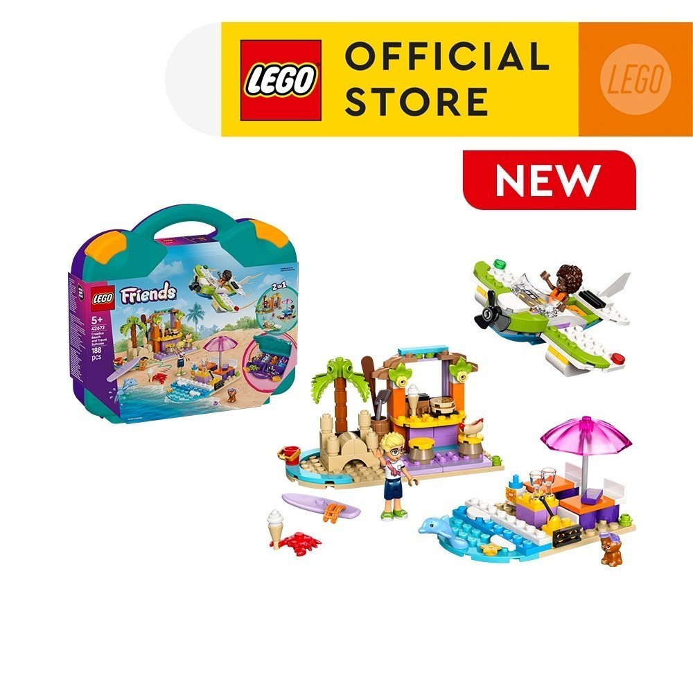 LEGO® Friends 42672 Creative Beach and Travel Suitcase, Age 5 ...