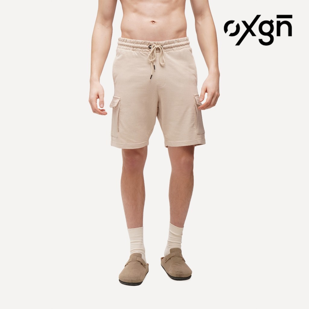 OXGN Cargo Shorts For Men (Deep Brown/Navy Blue/Tan) | Shopee Philippines
