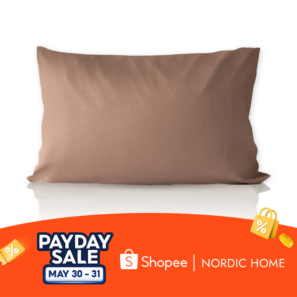 𝗡𝗢𝗥𝗗𝗜𝗖 𝗛𝗢𝗠𝗘 Pillowcase with Closed End Overlap - Plain Collection ...