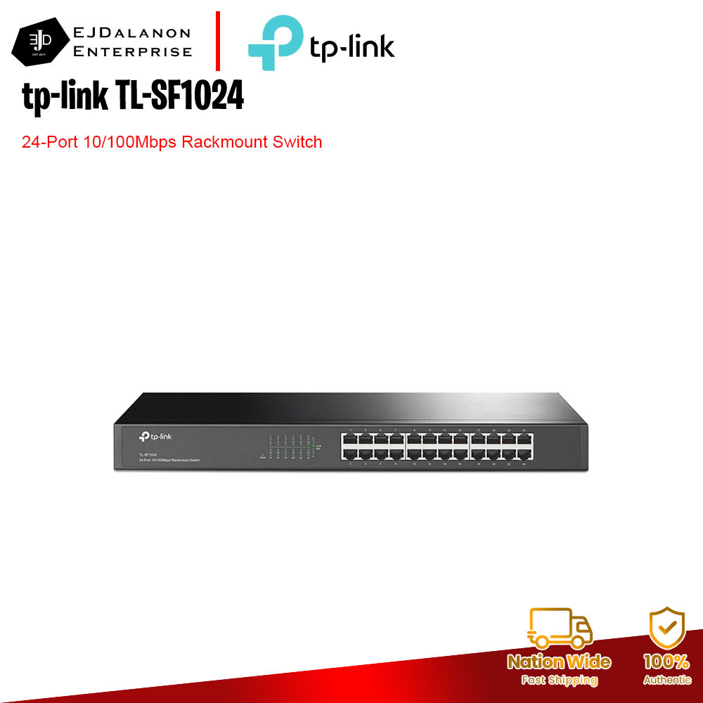 TP-Link Tl-Sf1024 24-Port 10/100Mbps Rackmount Switch Port | EJDalanon ...