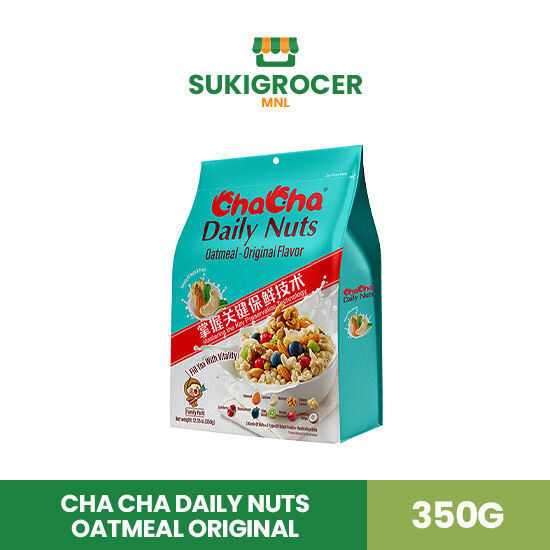 Cha Cha Daily Nuts Oatmeal Original 350G | Shopee Philippines