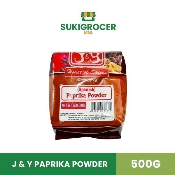 J & Y Paprika Powder 500g | Shopee Philippines