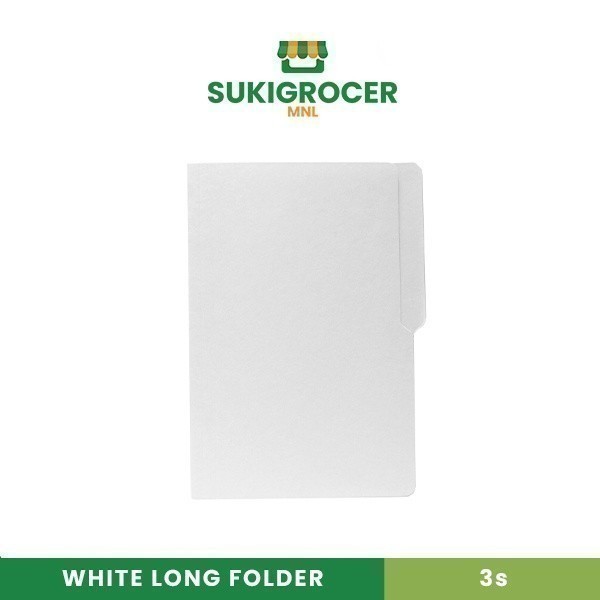 White Long Folder 3s | Shopee Philippines