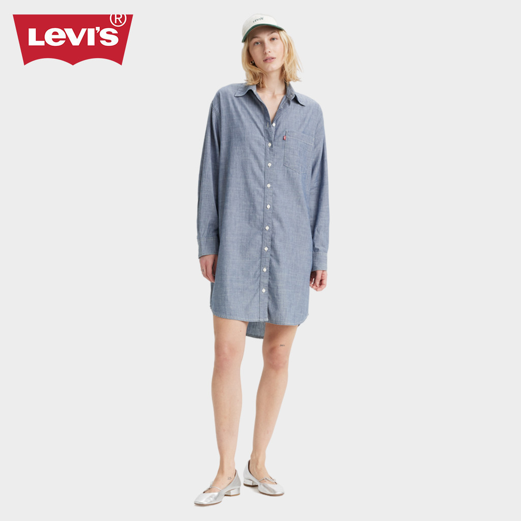 Levi's® Women's Nola Shirt Dress A9299-0000 | Shopee Philippines