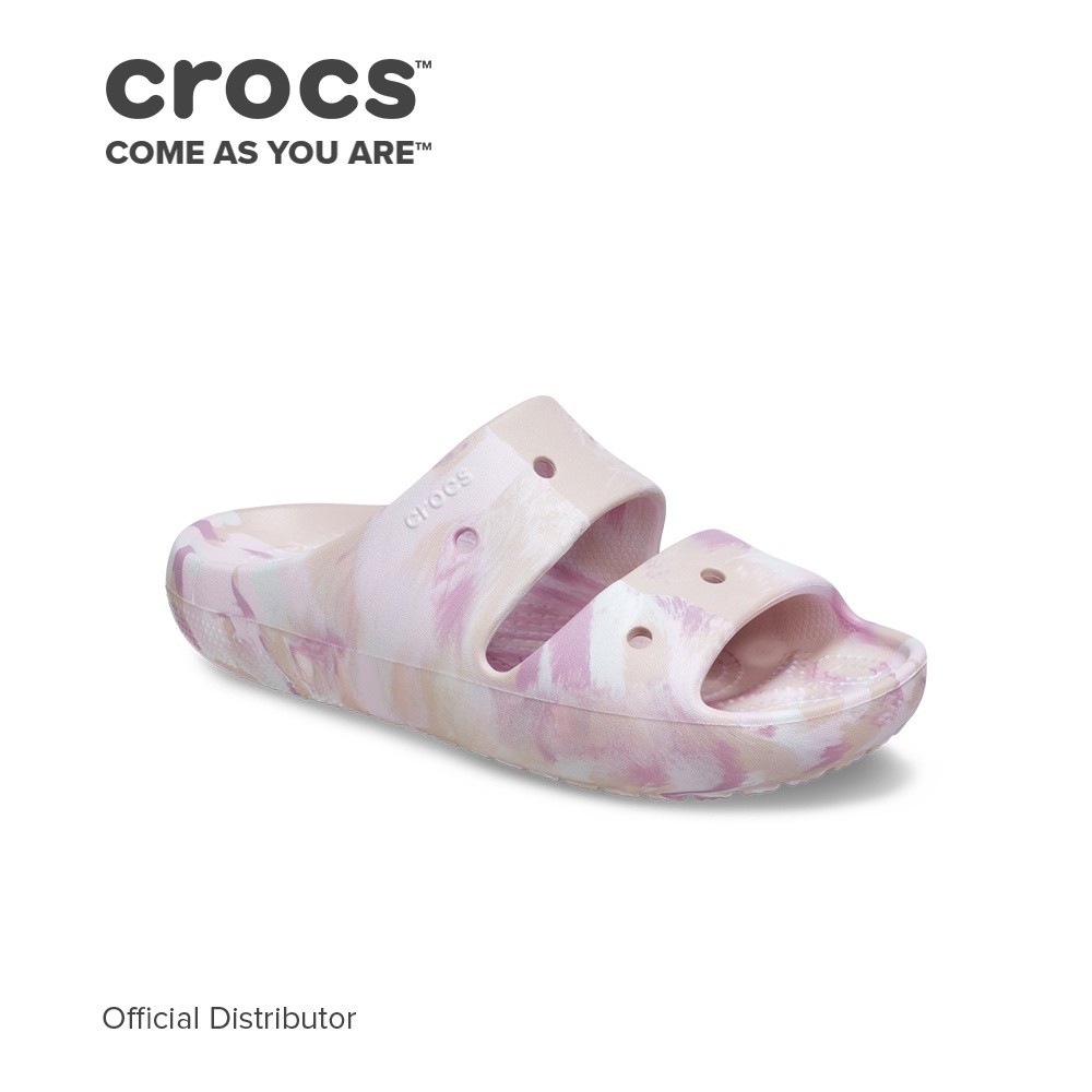 Crocs Classic Marbled Sandal V2 in Quartz Multi | Shopee Philippines