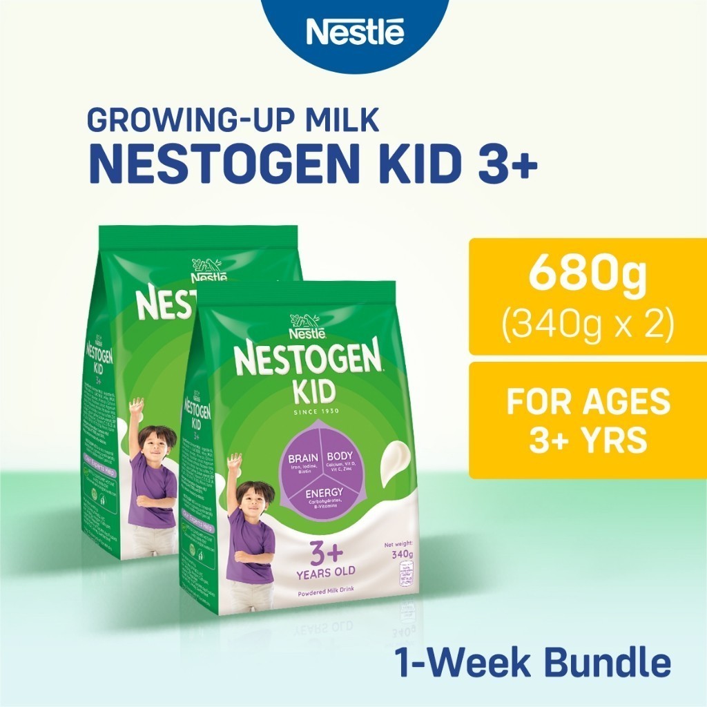 NESTOGEN KID 3+ Powdered Milk Drink for Children Over 3 Years Old 680g ...