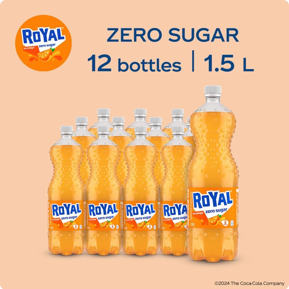 Royal Tru Orange Zero Sugar 1.5L - Pack of 12 | Shopee Philippines