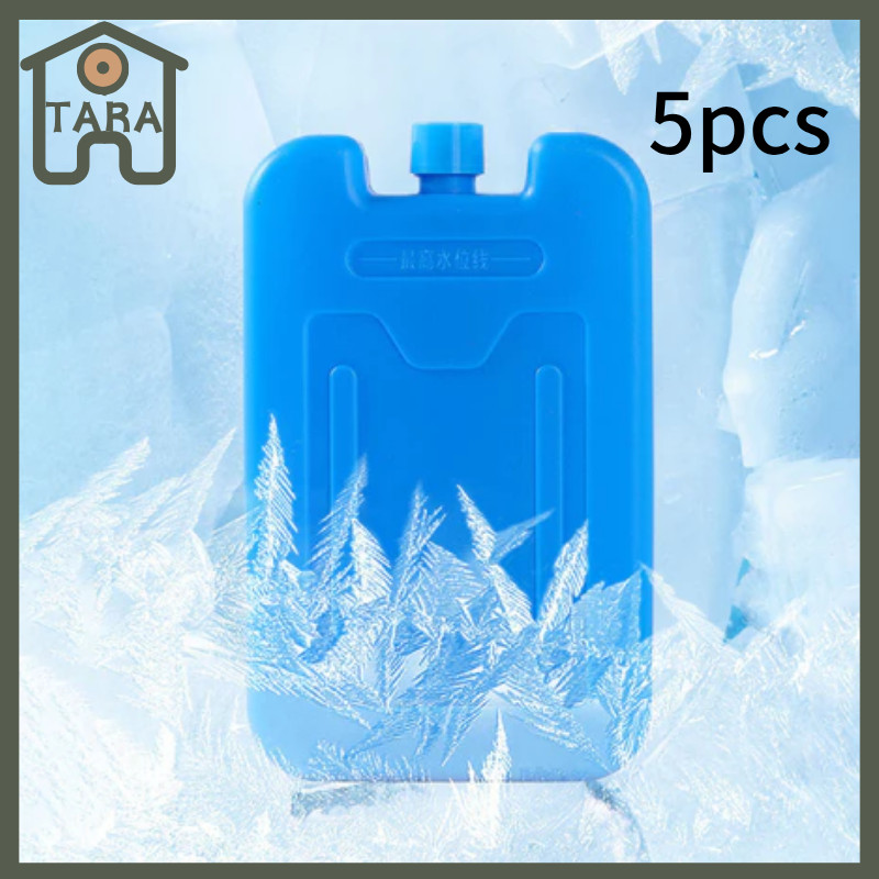 400Ml 5Pcs Reusable Ice Packs Blue Ice Gel Pack Cooler Box For Air ...