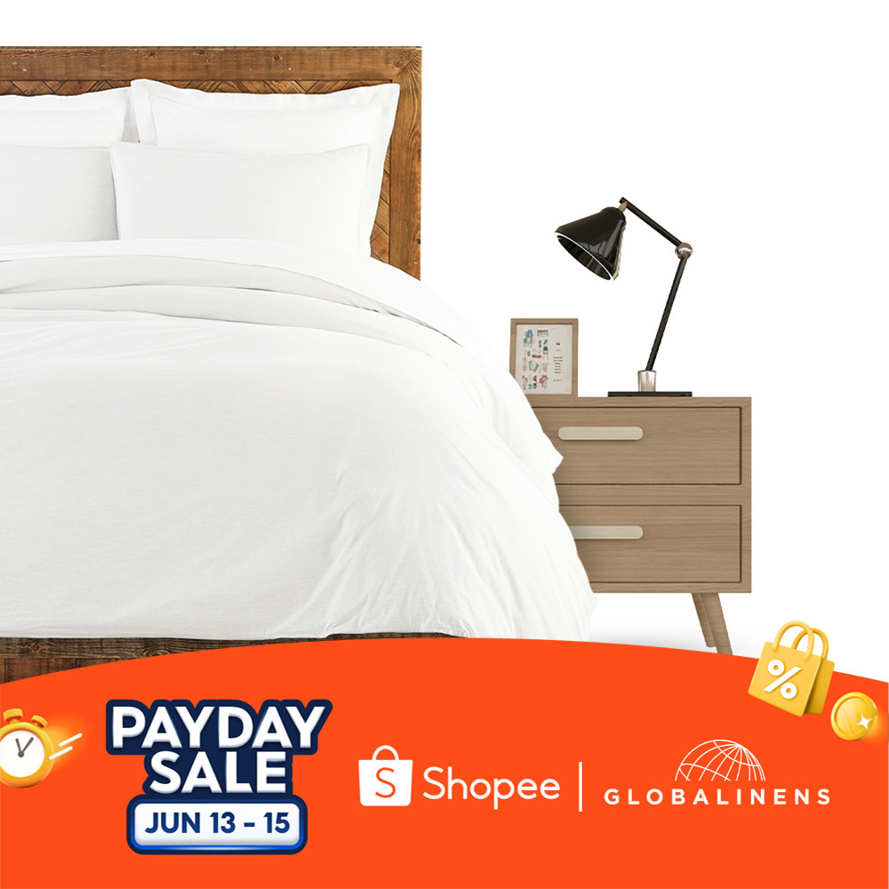 Globalinens - European Comforter Fiber Blanket White - Standard/Double ...