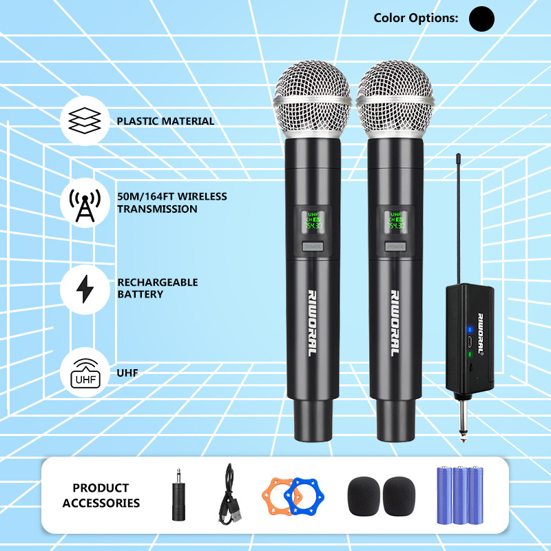 Wireless Microphone UHF Dynamic Microphone Handheld Wireless Microphone ...