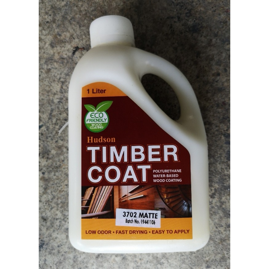Timbercoat Poly Urethane Matte Finish Water Based Wood Coating 1 Liter ...