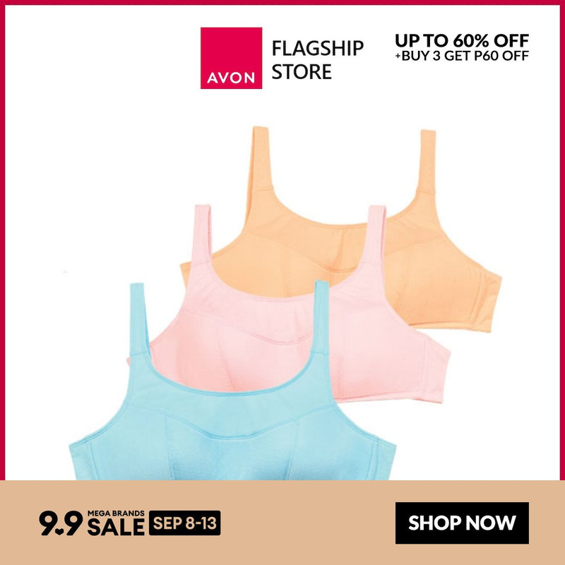 Avon Fashions Missy Evie 3PC Beginners Bra Set | Shopee Philippines