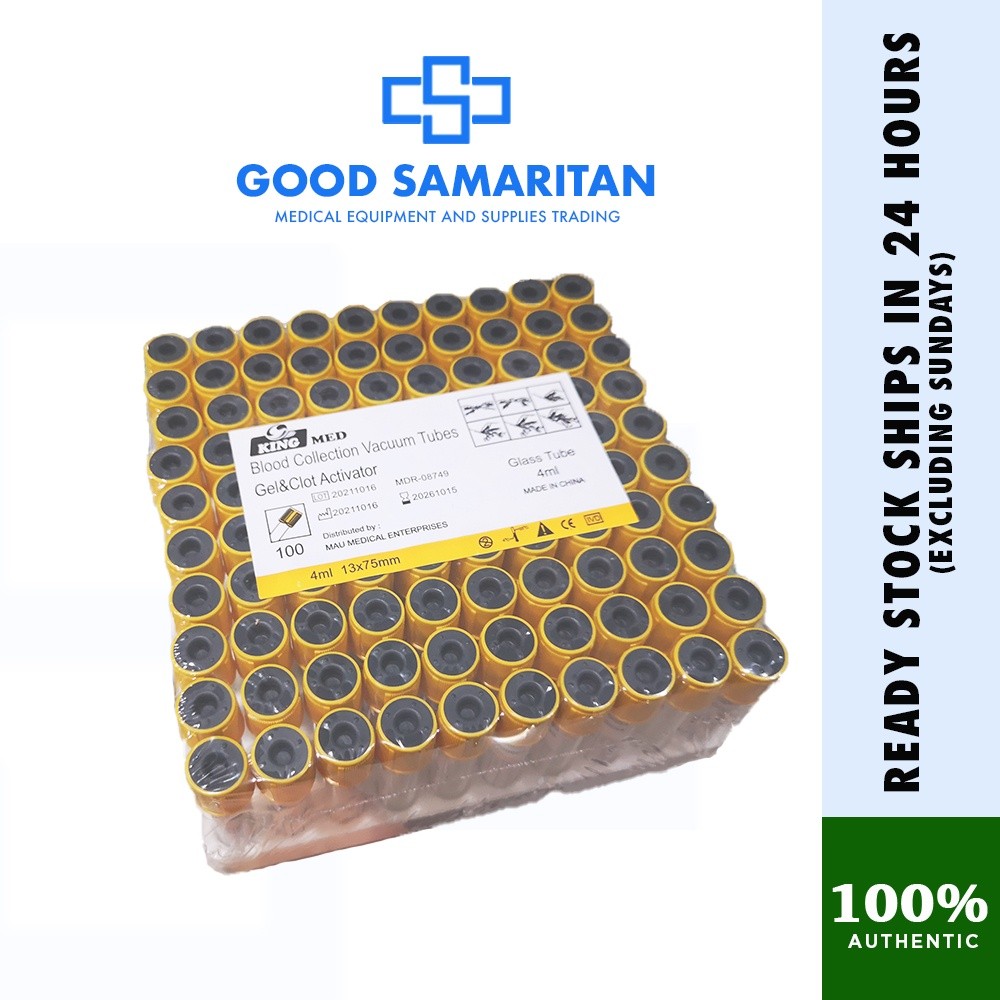 Vacutainer Yellow Top / Gel and Clot Activator Tubes/ Evacuated Blood ...