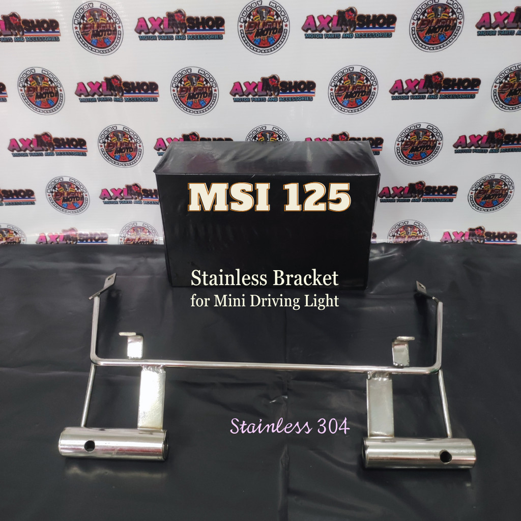 MSI 125 MDL bracket, Stainless 304 mini driving light bracket for mio ...