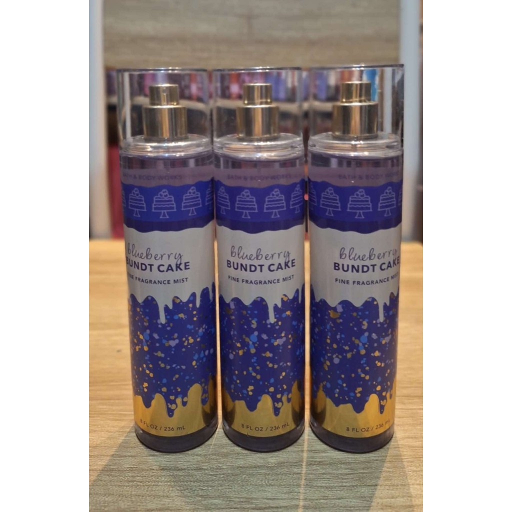 New! Blueberry Bundt Cake Fragrance Mist/ Bath & Body Works | Shopee ...