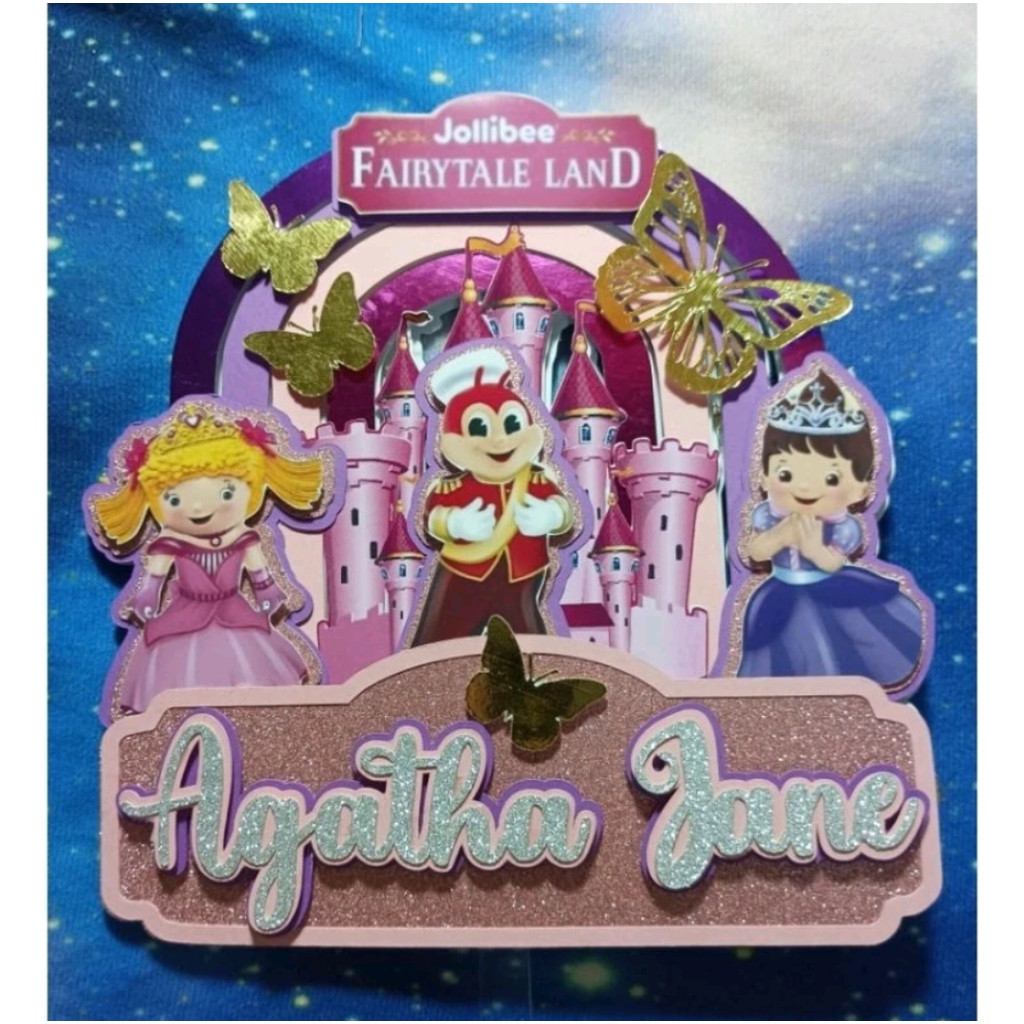 Jollibee Customized Cake Topper | Shopee Philippines