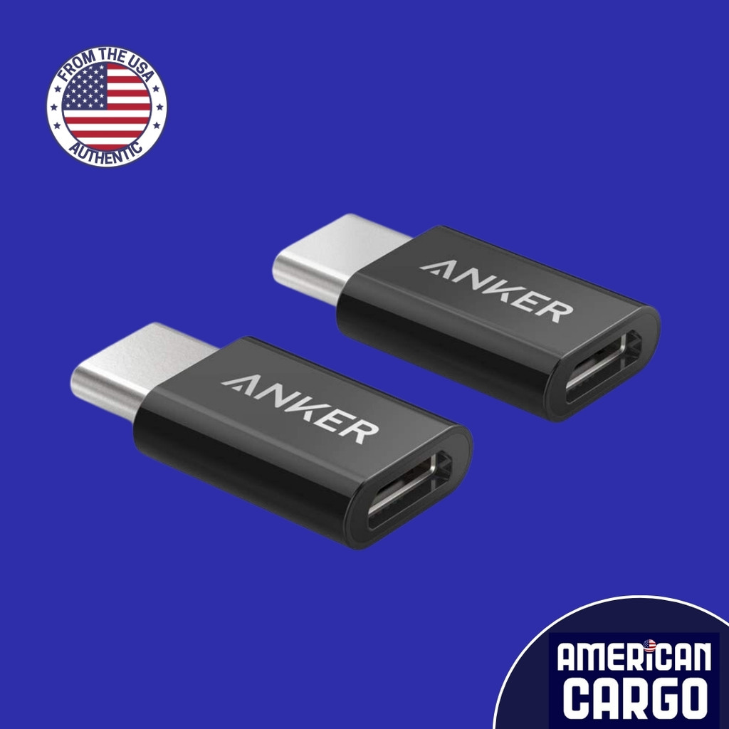 Anker 2-IN-1 USB-C to Micro USB Adapter for Data Transfer | Shopee ...