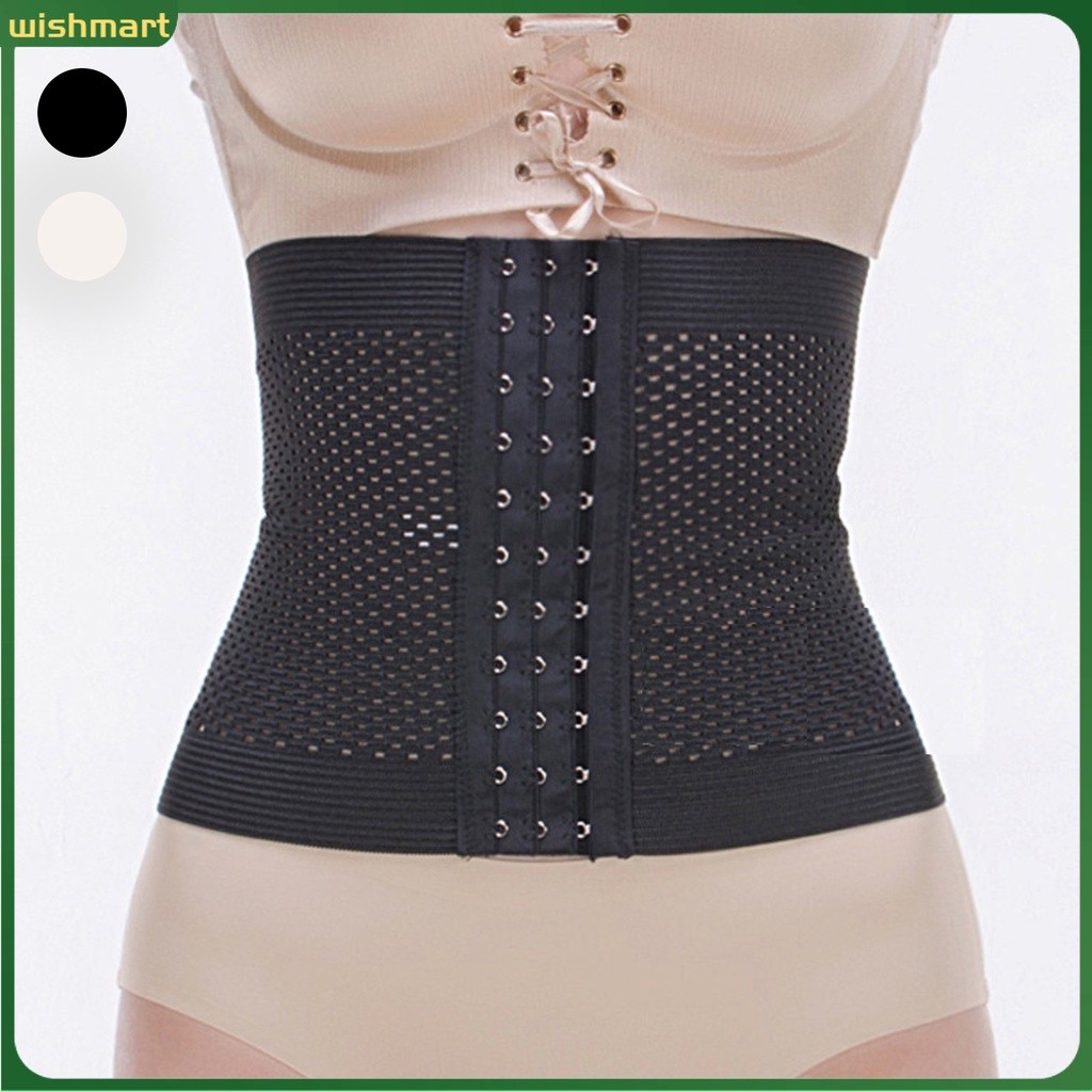 [wishmart] Women Waist Trimmer Body Shaper Breathable Waist Tummy ...