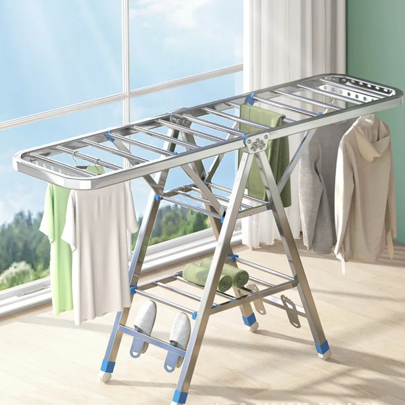 Fashionable And Beautiful Clothes Hanger Universal Pulley Clothes Rack ...