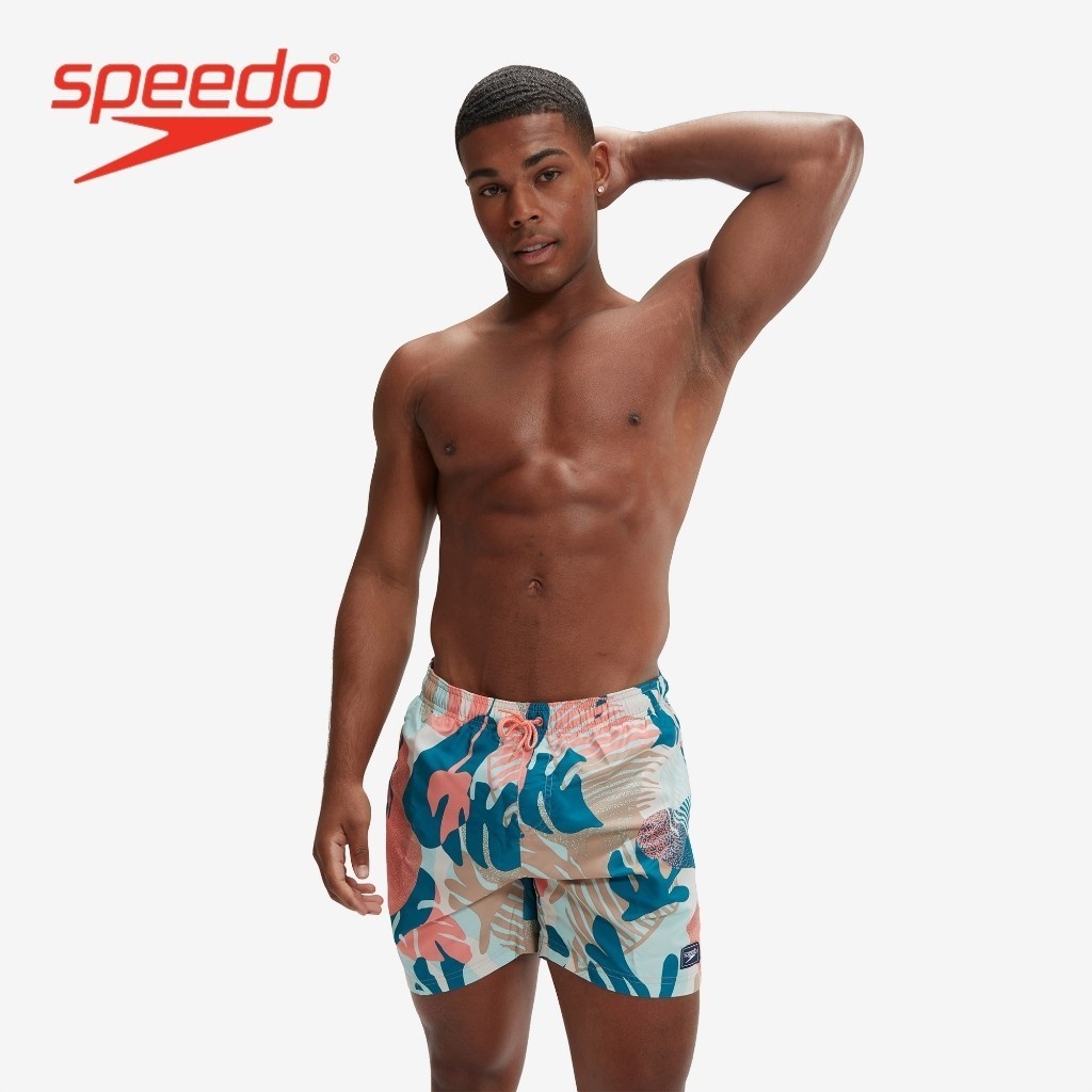Speedo Men's Swimwear - Mens Printed Leisure 16 Inches Watershort ...