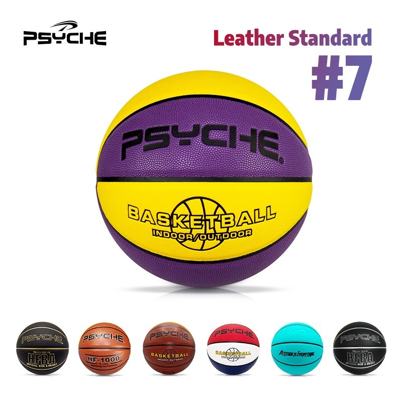 「Psyche」 Original Basketball Ball Size 7 PU Outdoor Indoor (With Free ...