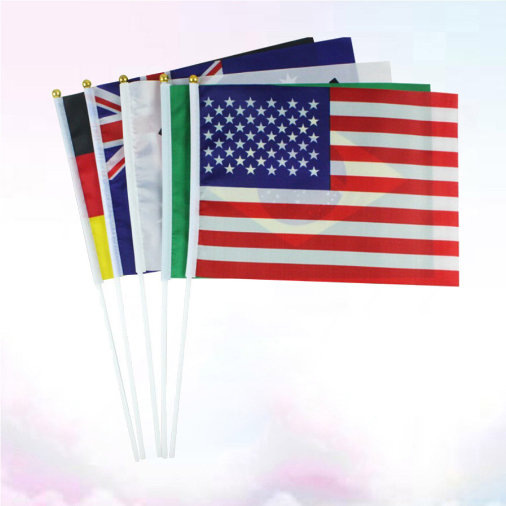 Us Hand Held Stick Flags International Stick Flag Holding a Flag Great ...