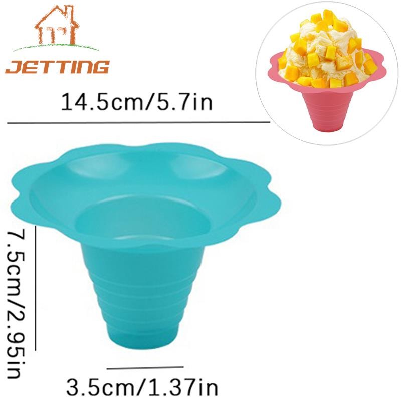 20Pcs Disposable Yogurt Cups Snow Cone Cups For Ice Cream Smoothie Ice ...