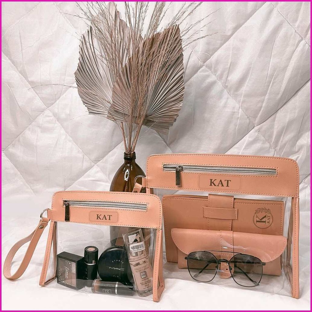 Clear'Lt(Pouch+U&ZOLA&RB`Set&personalized`gW&MF`Amber&MNL | Shopee Philippines