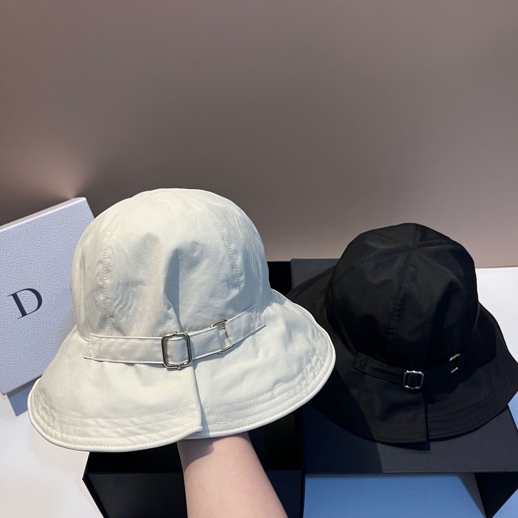 Luxury Women Belt Buckle Bucket Hat Luxury Panama Grace Wide Brim Sun ...