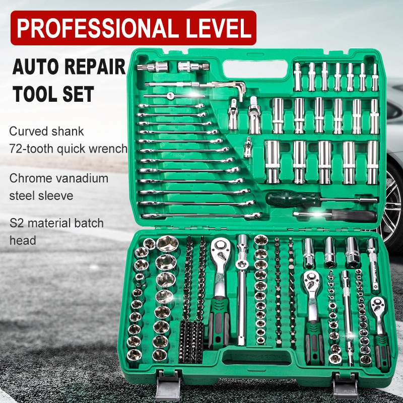 216pcs Impact Socket Set, 1/2, 1/4, 3/8Inch Drive Ratchet Wrench Set,72 ...