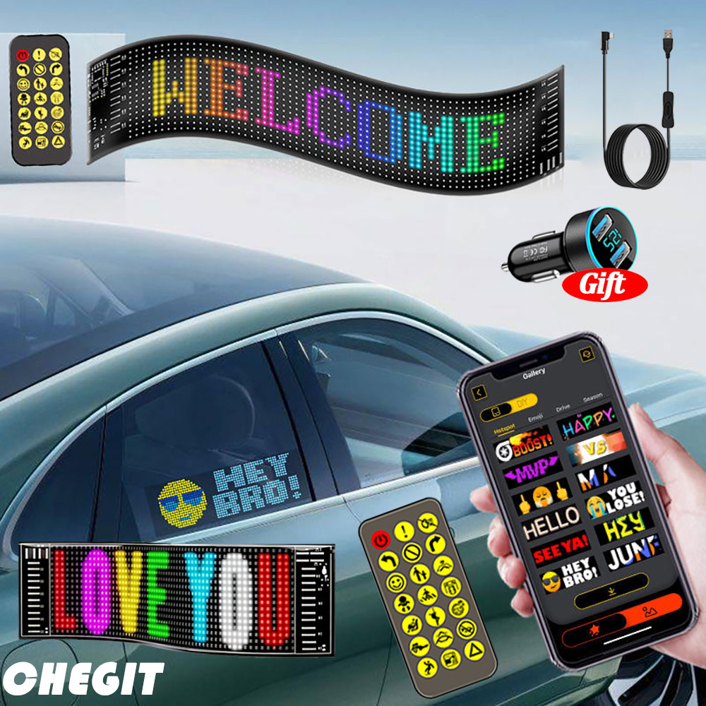 LED Matrix Pixel Panel Flexible Addressable USB 5V RGB Pattern Graffiti ...