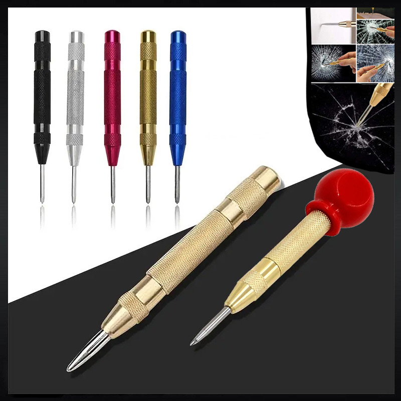 Automatic Center Punch Wood Indentation Mark Woodworking Tool Bit Punch ...