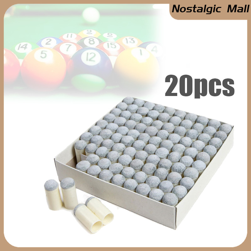 20pcs Plastic Billiards Cue Tips 9/10/11/12/13 Mm Pool Cue Stick Tip ...