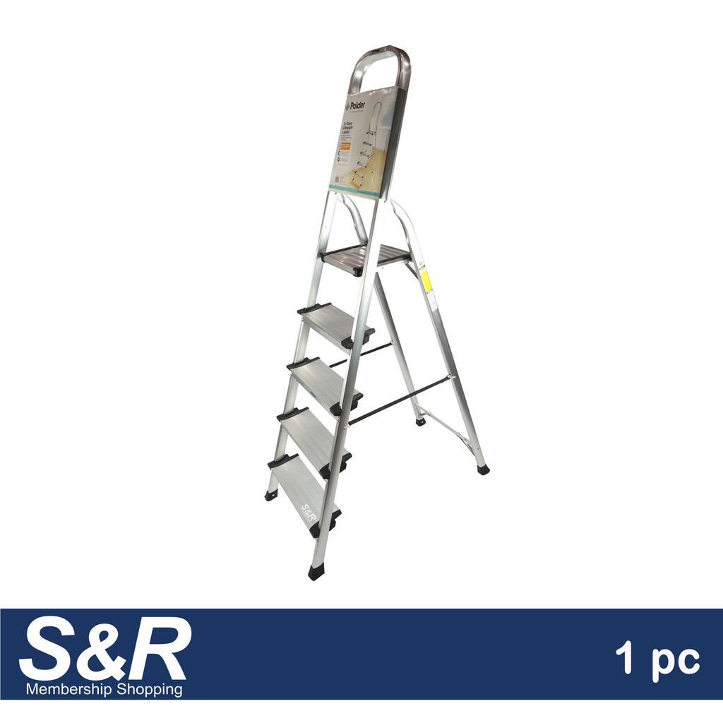 Polder 5-step Foldable Ultralight Ladder 1pc | Shopee Philippines