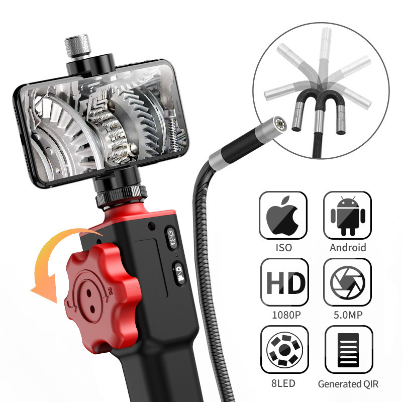 ️Rotary Endoscope Wifi Engine Cylinders Borescope 360-degree Plumbing ...