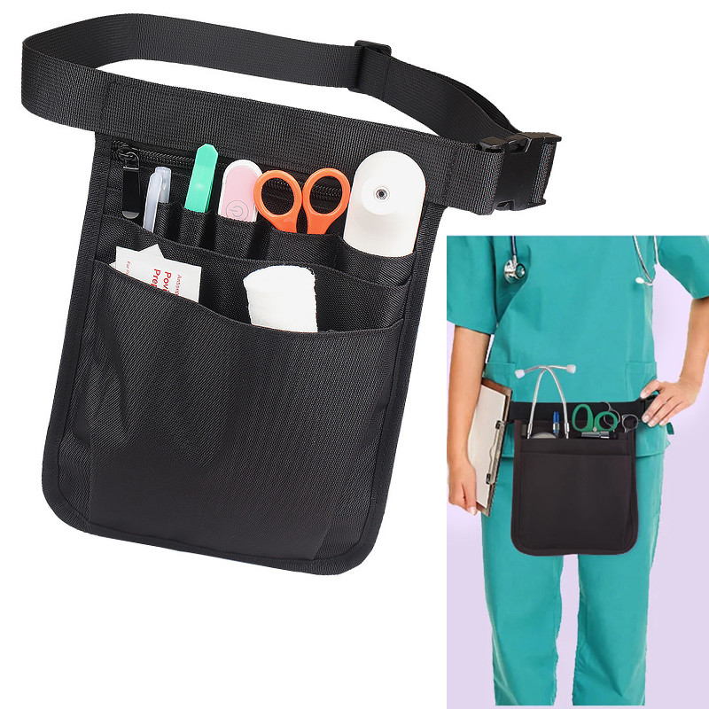 A Nurse Essentials Belt Organizer Waist Bag Medical Bag Belt Organizer ...