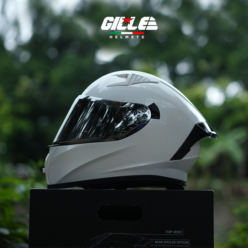 Gille helmet 135 GTS-V1 Series Solid Full Face Motorcycle Helmet Dual ...