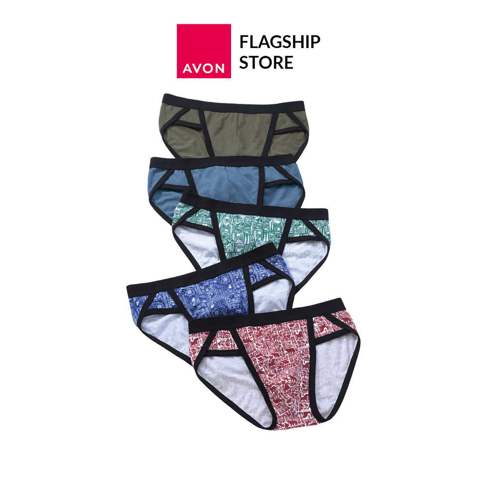 Avon Men’s Club Parker 5in1 Bikini Brief Pack | Shopee Philippines